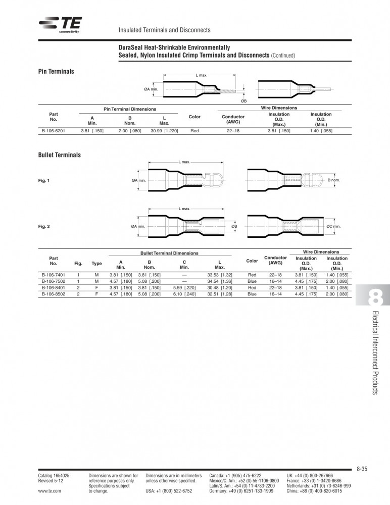 TE Connectivity DuraSeal documentation page 5