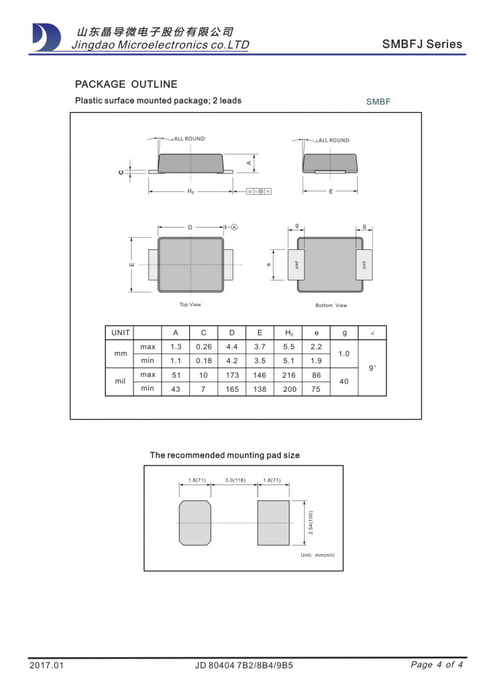 SMBFJ22A datasheet page 4