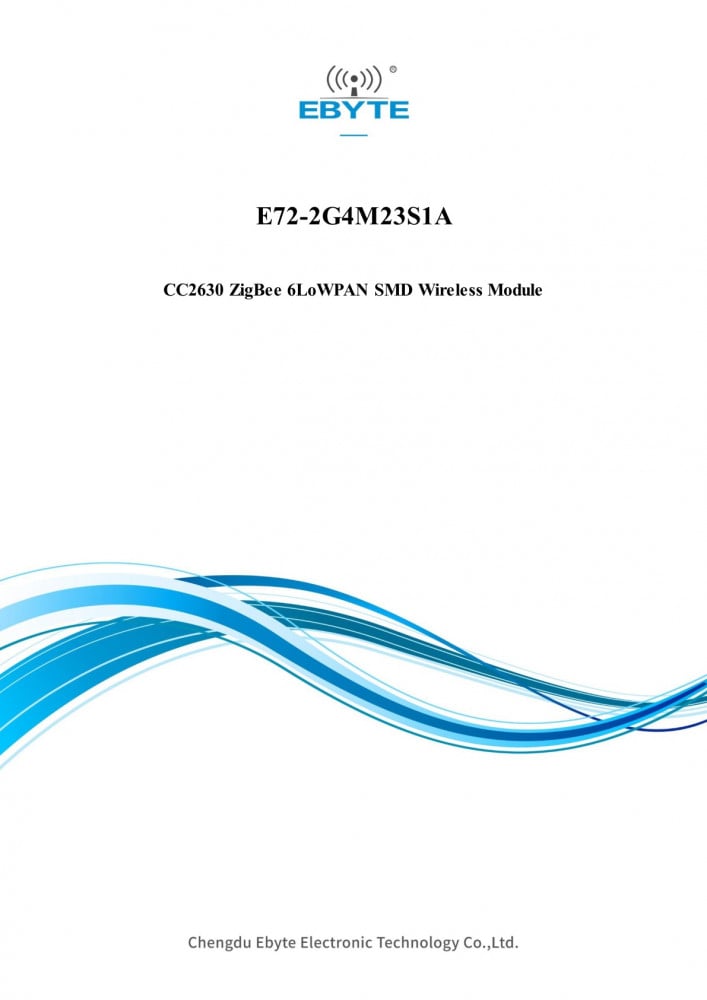 E72-2G4M23S1A datasheet page 1
