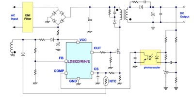 Transition-Mode PFC and Quasi-Resonant Current Mode PWM Controller