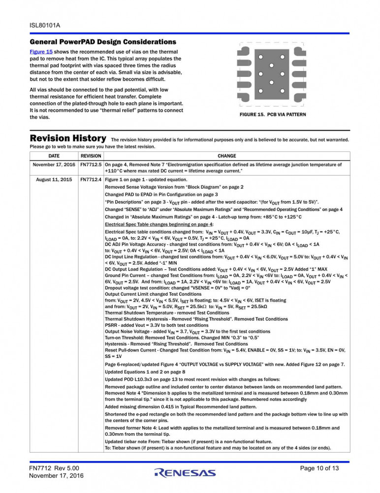 ISL80101A datasheet page 10