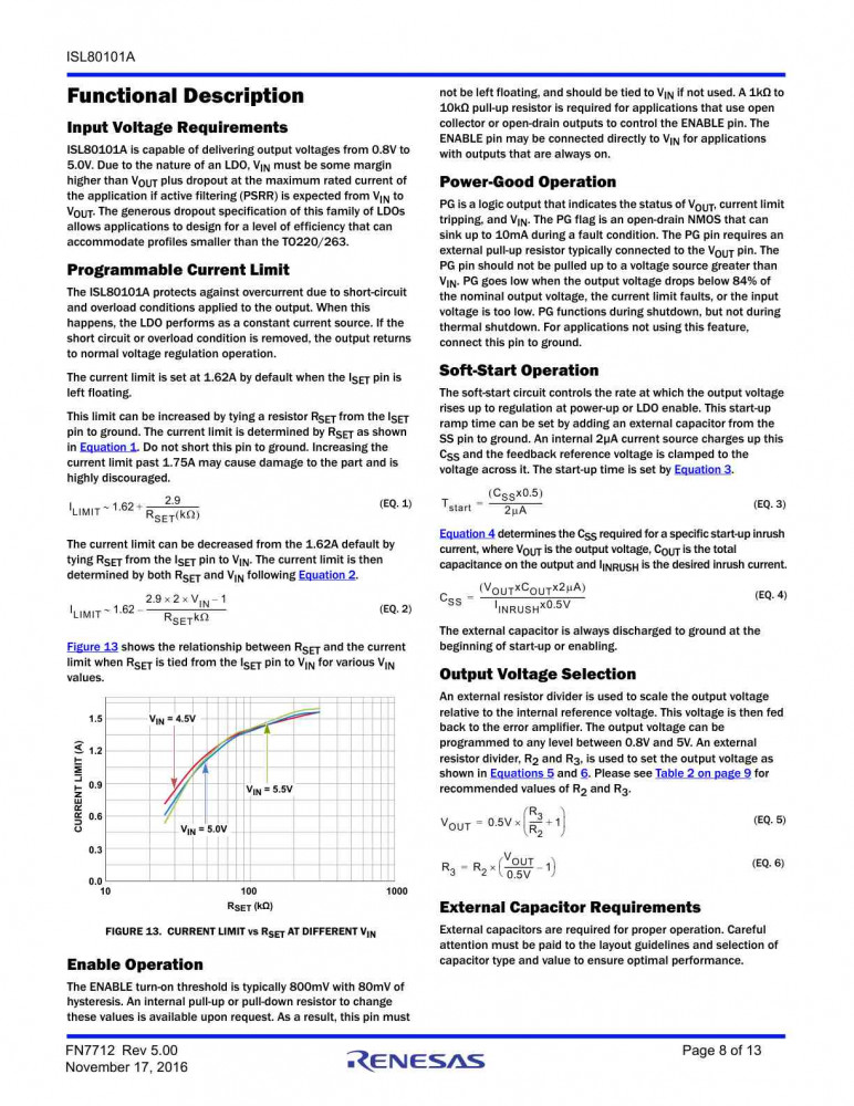ISL80101A datasheet page 8