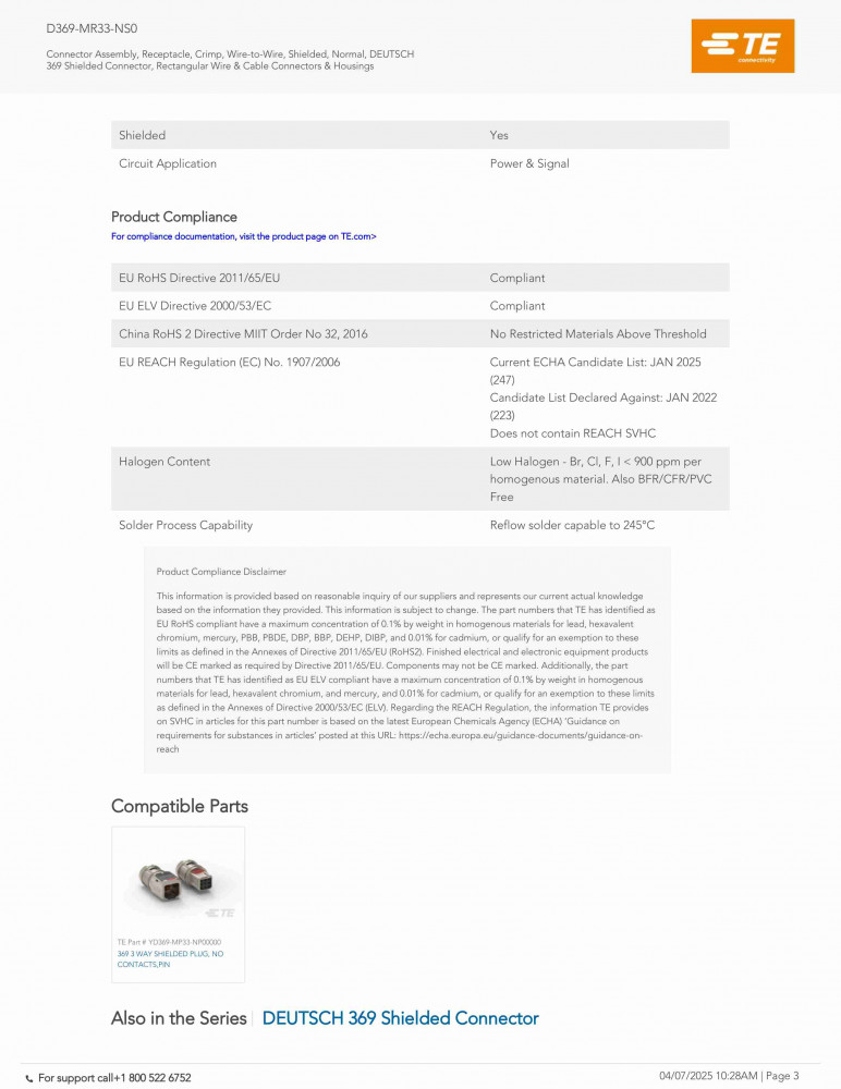 D369-MR33-NS0 technical document page 3