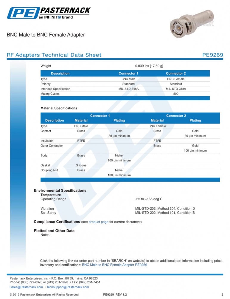 PE9269 technical document page 2