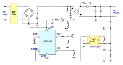 Multi-Mode PWM Controller of Flyback with Integrated BNI/BNO and Protection for sale