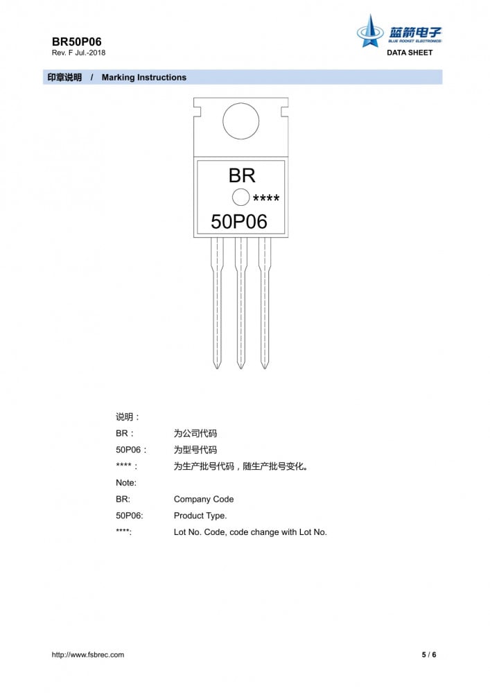 BR50P06 datasheet page 5