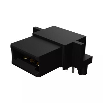 EXTreme LPHPower Receptacle Header, Right-Angle, 2 Power Contacts, Select Gold (Au) Plating, for 2.36mm Thick PC Board, with Press-fit Plastic Pegs for sale
