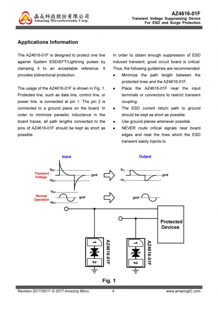 AZ4616-01F datasheet page 4