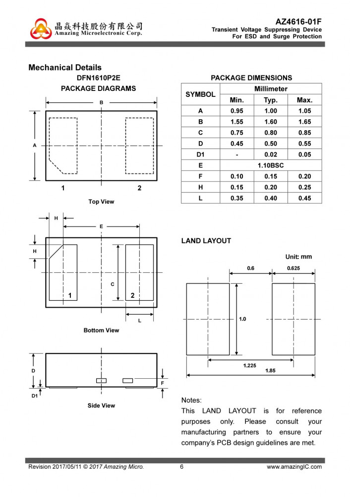 AZ4616-01F datasheet page 6