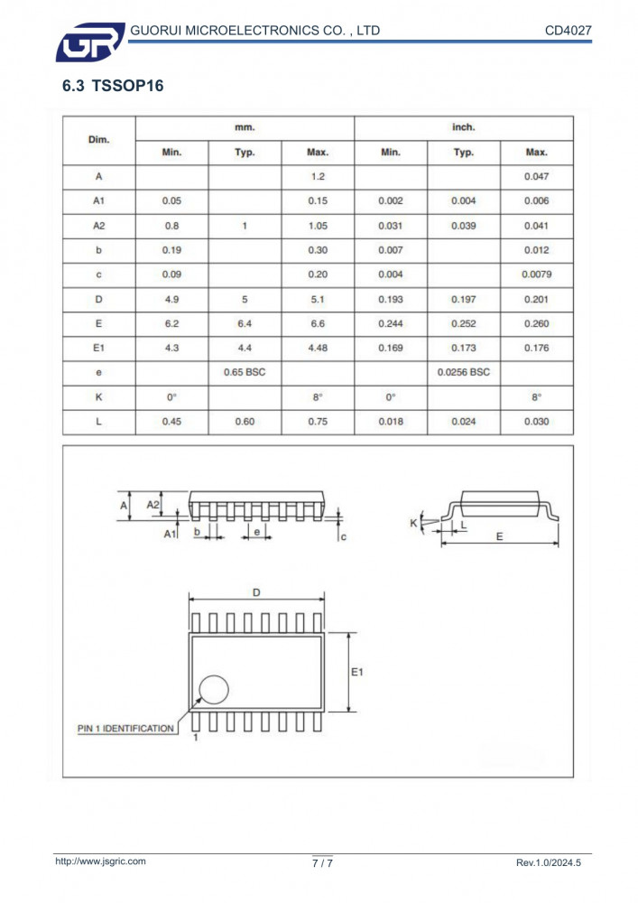 CD4027 datasheet page 7