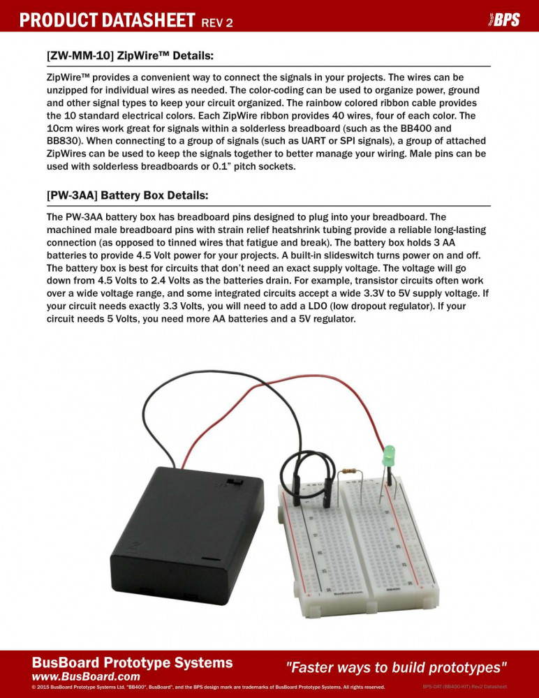BB400-KIT product document image, page 2