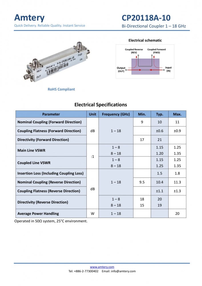 CP20118A-10 datasheet page 1