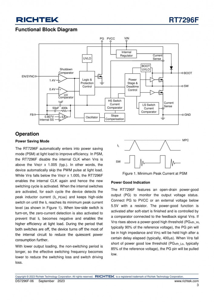 RT7296F datasheet page 3