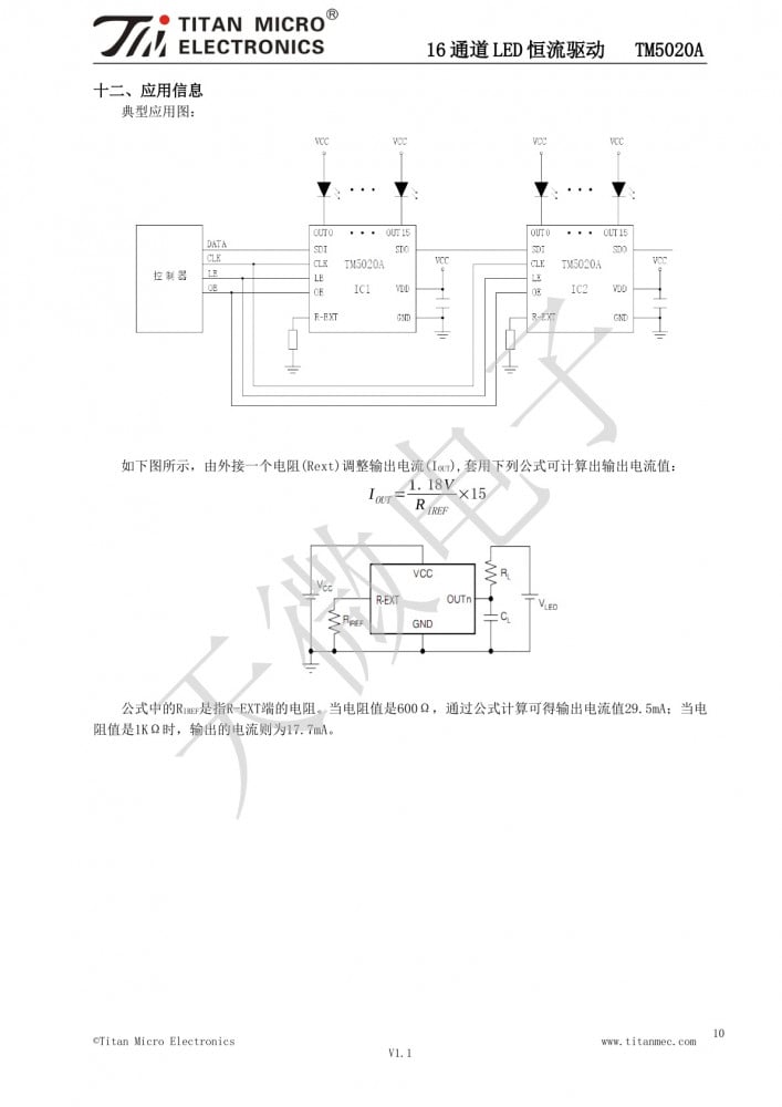 TM5020A datasheet page 10