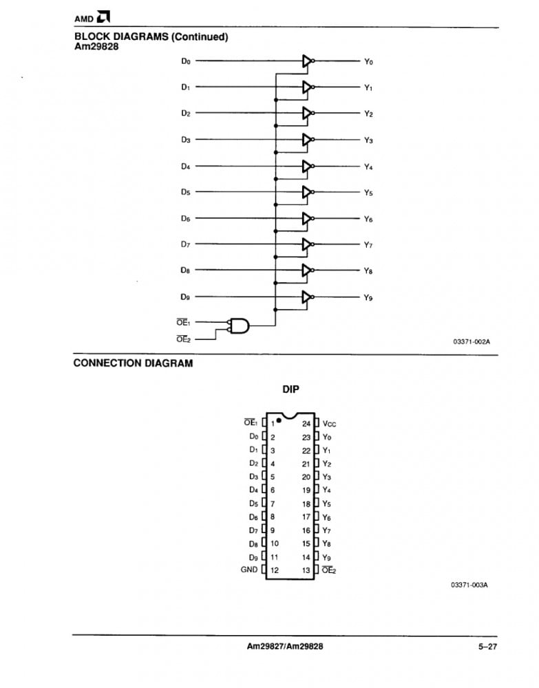 AM29827APC datasheet page 2