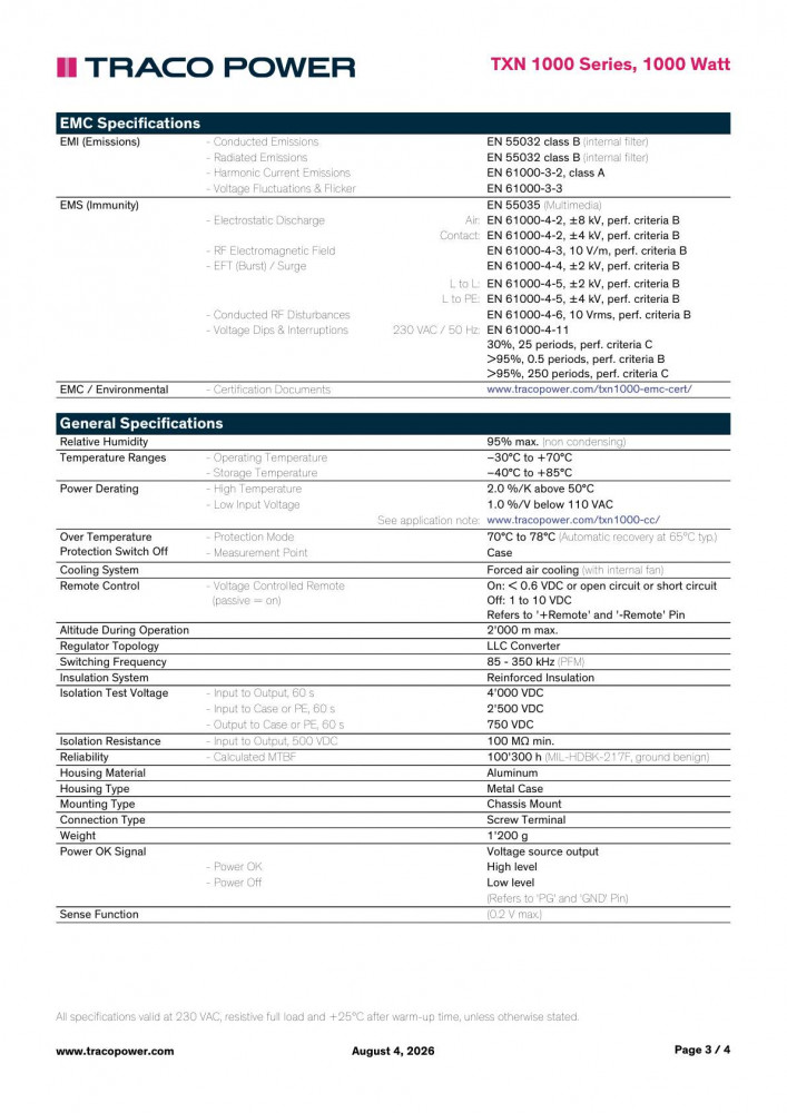 TXN 1000-148 technical document page 3