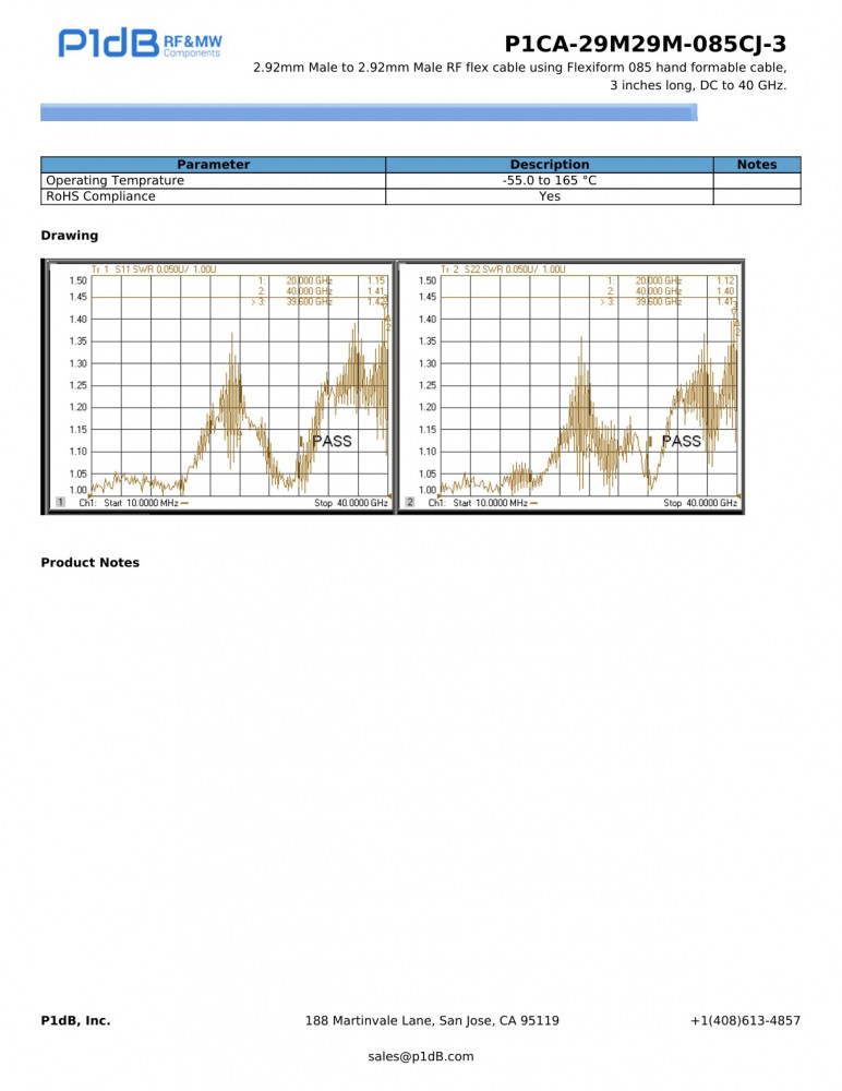 P1CA-29M29M-085CJ-3 product documentation page 2