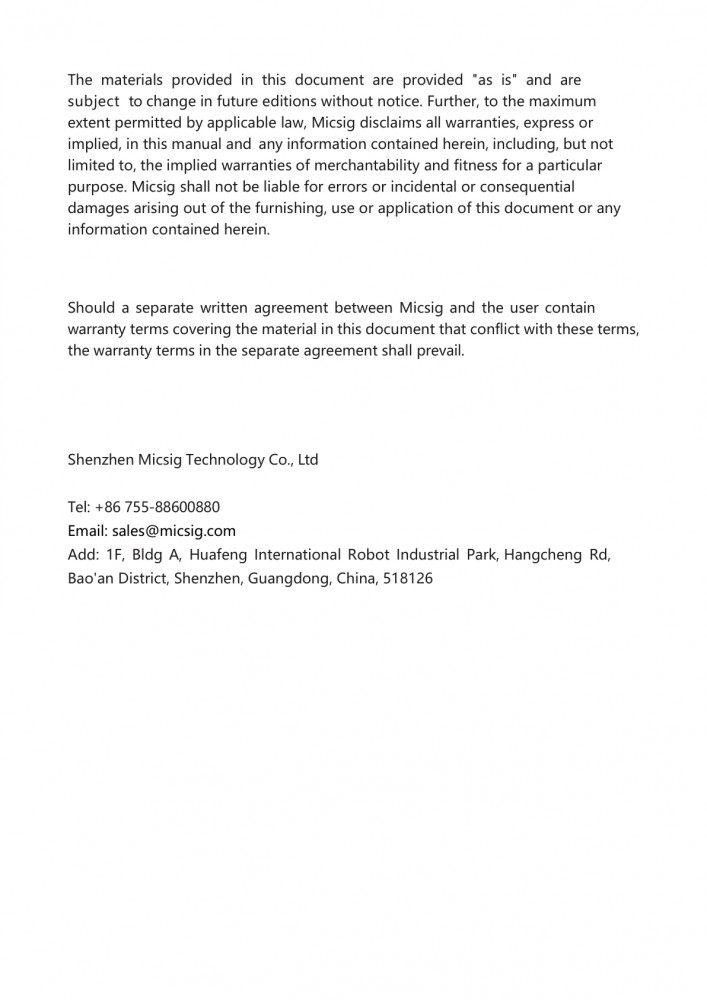 Micsig CP503B and CP1003B manual preview, page 2