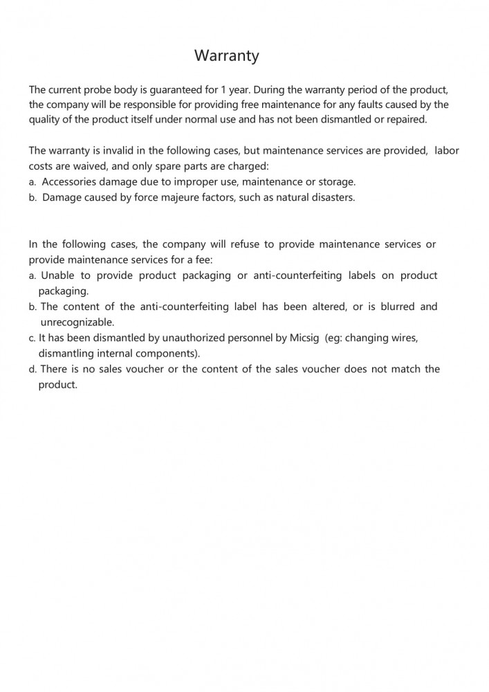 Micsig CP503B and CP1003B manual preview, page 3