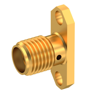 SMA / UNIVERSAL 2 HOLE FLANGE JACK RECEPTACLE for sale