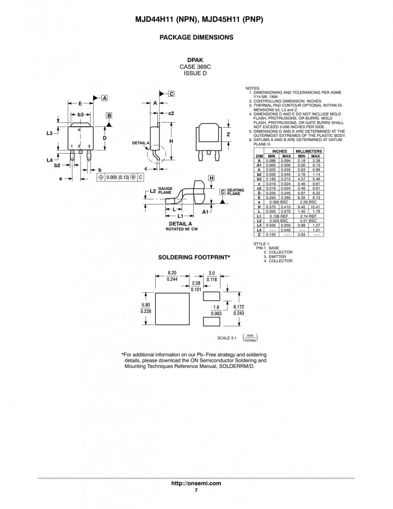 MJD45H11G datasheet page 7