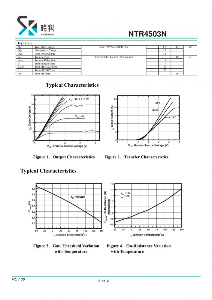 NTR4503N datasheet page 2