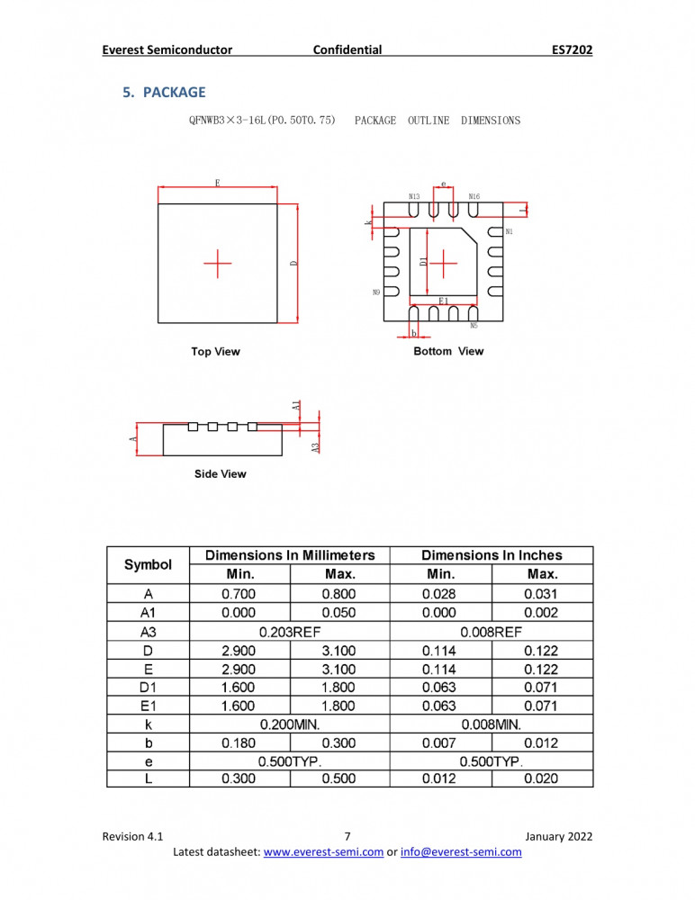 ES7202 datasheet page 7