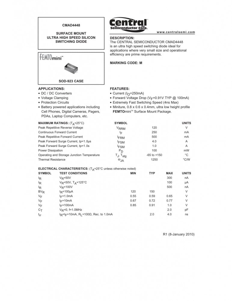 CMAD4448 technical document page 1