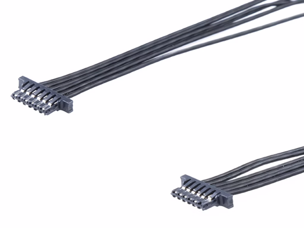 Mini-SPOX-to-Mini-SPOX Off-the-Shelf (OTS) Cable Assembly, 2.50mm Pitch, Single Row, 600.00mm Length, Tin (Sn) Plating, 6 Circuits, Natural