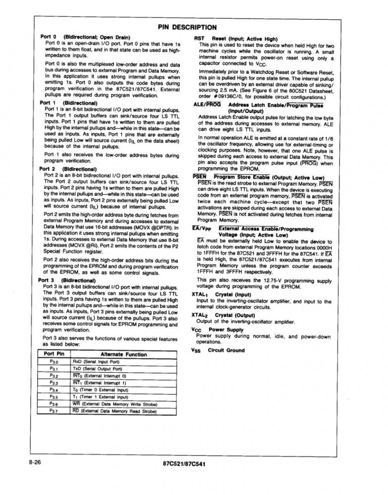 AMD D87C541 datasheet page 5