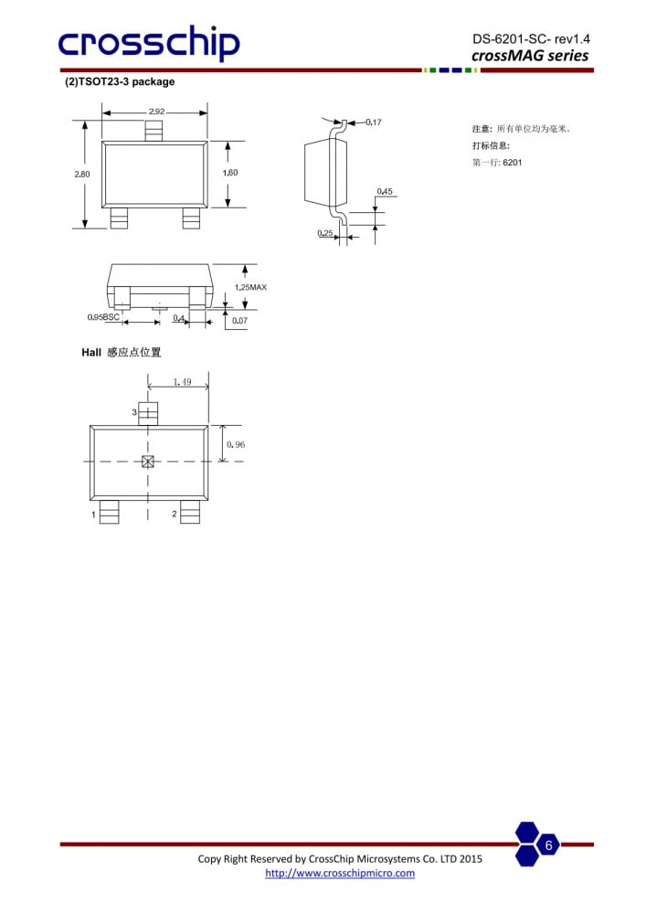 CC6201TO datasheet page 6