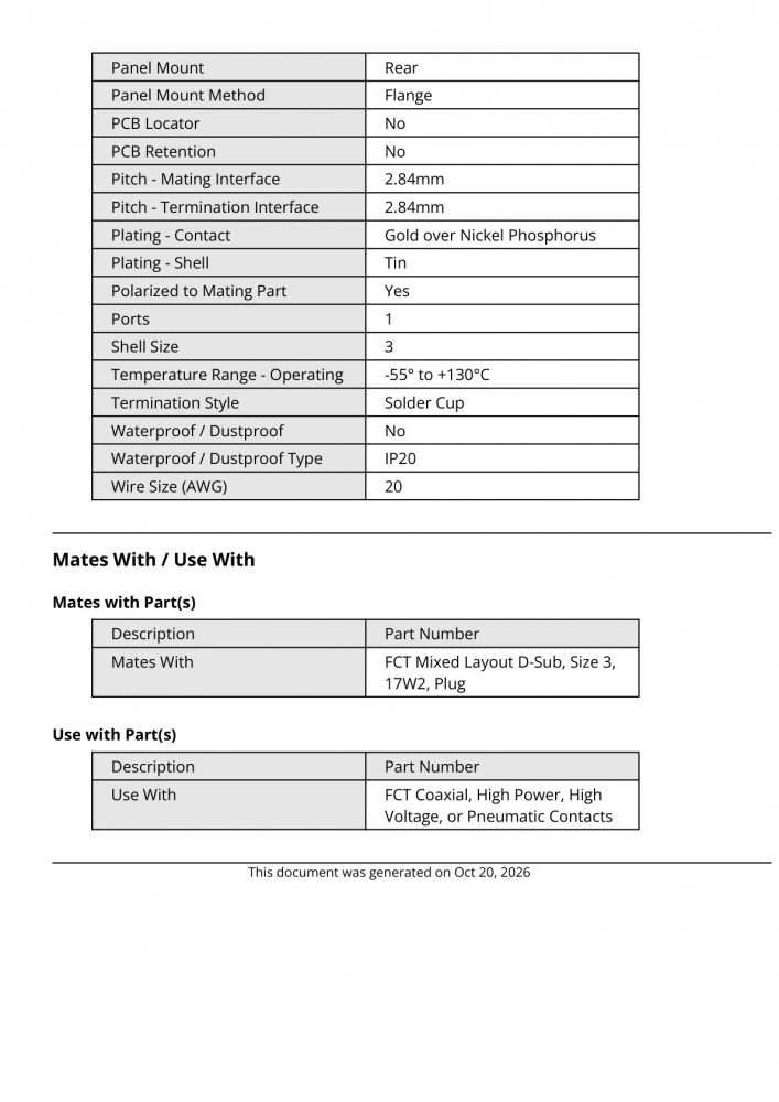 MOLEX 1727040018 document page 3