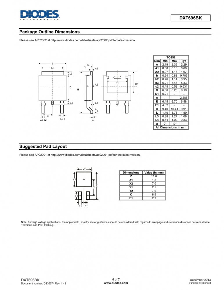 DXT696BK-13 datasheet page 6