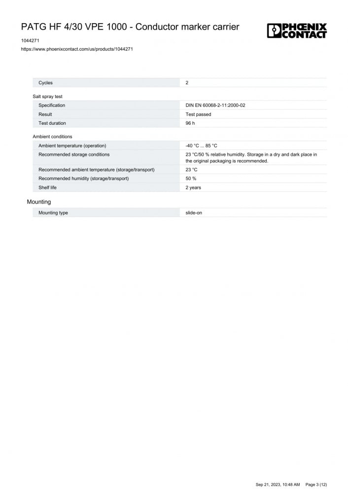 Phoenix Contact 1044271 document page 3
