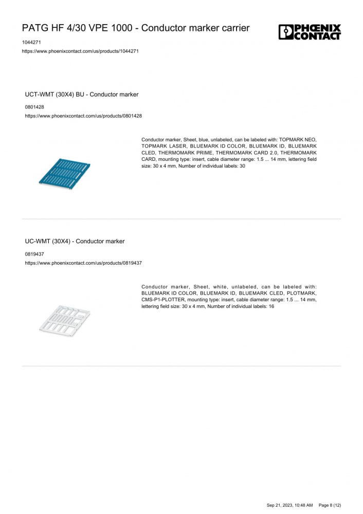 Phoenix Contact 1044271 document page 8