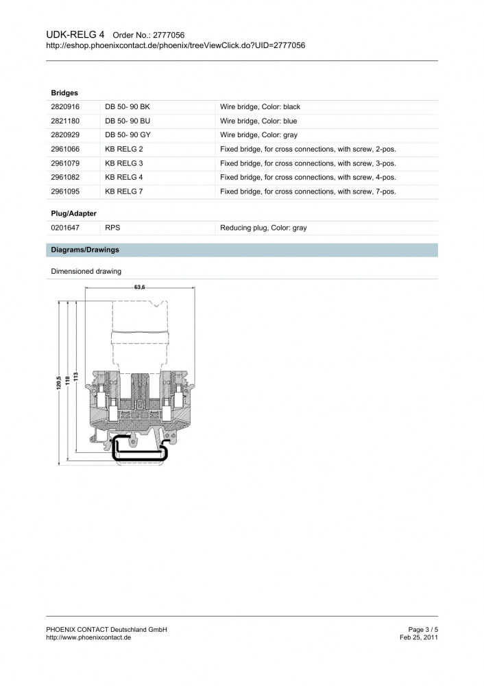 Phoenix Contact 2777056 technical document page 3