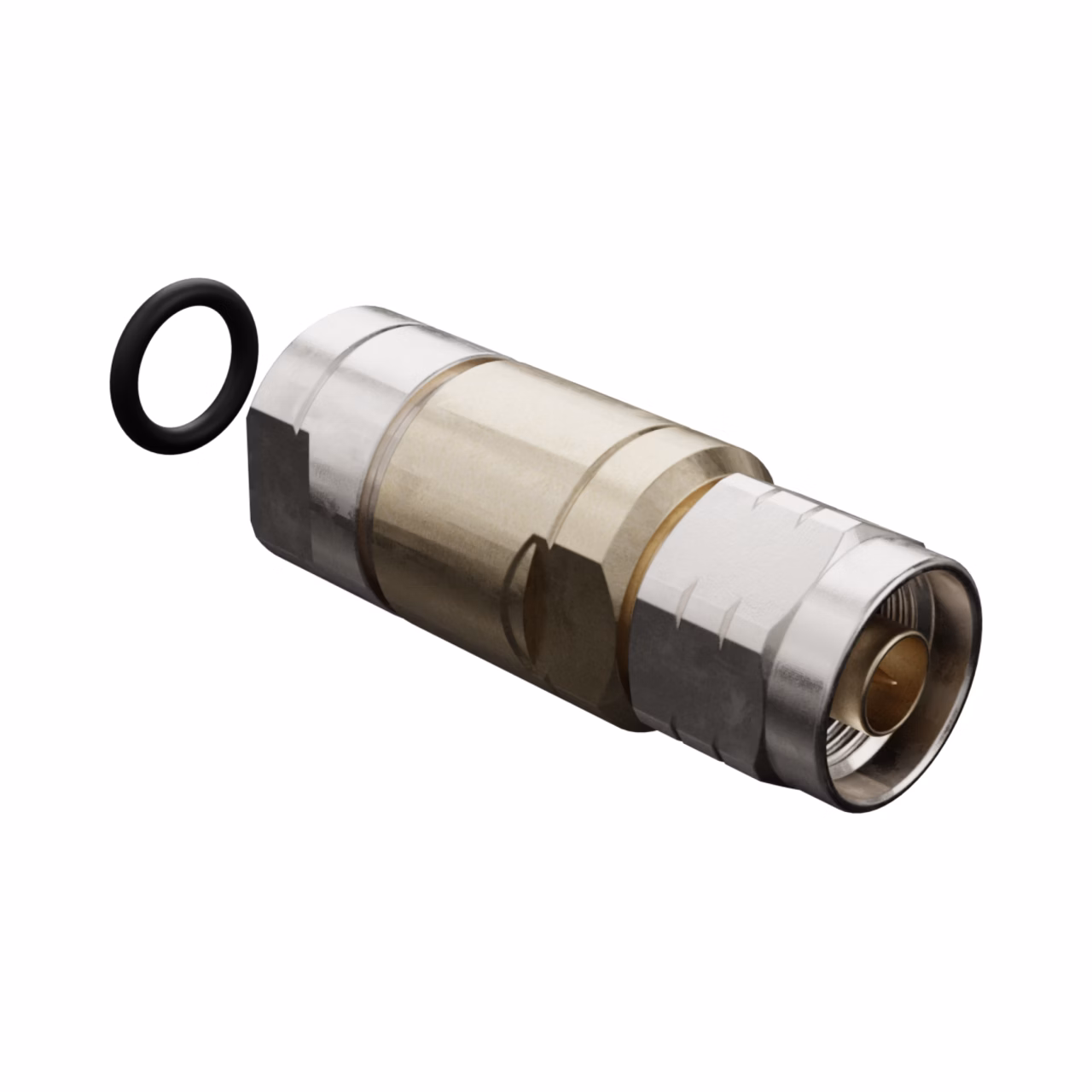 N Plug, Straight, for 1/2