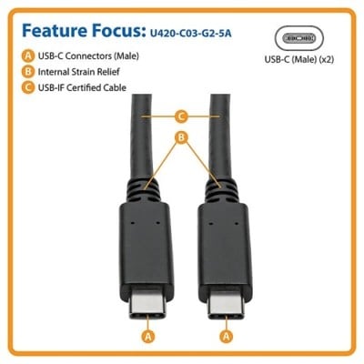 EATON U420-C03-G2-5A USB Cable Assembly for sale