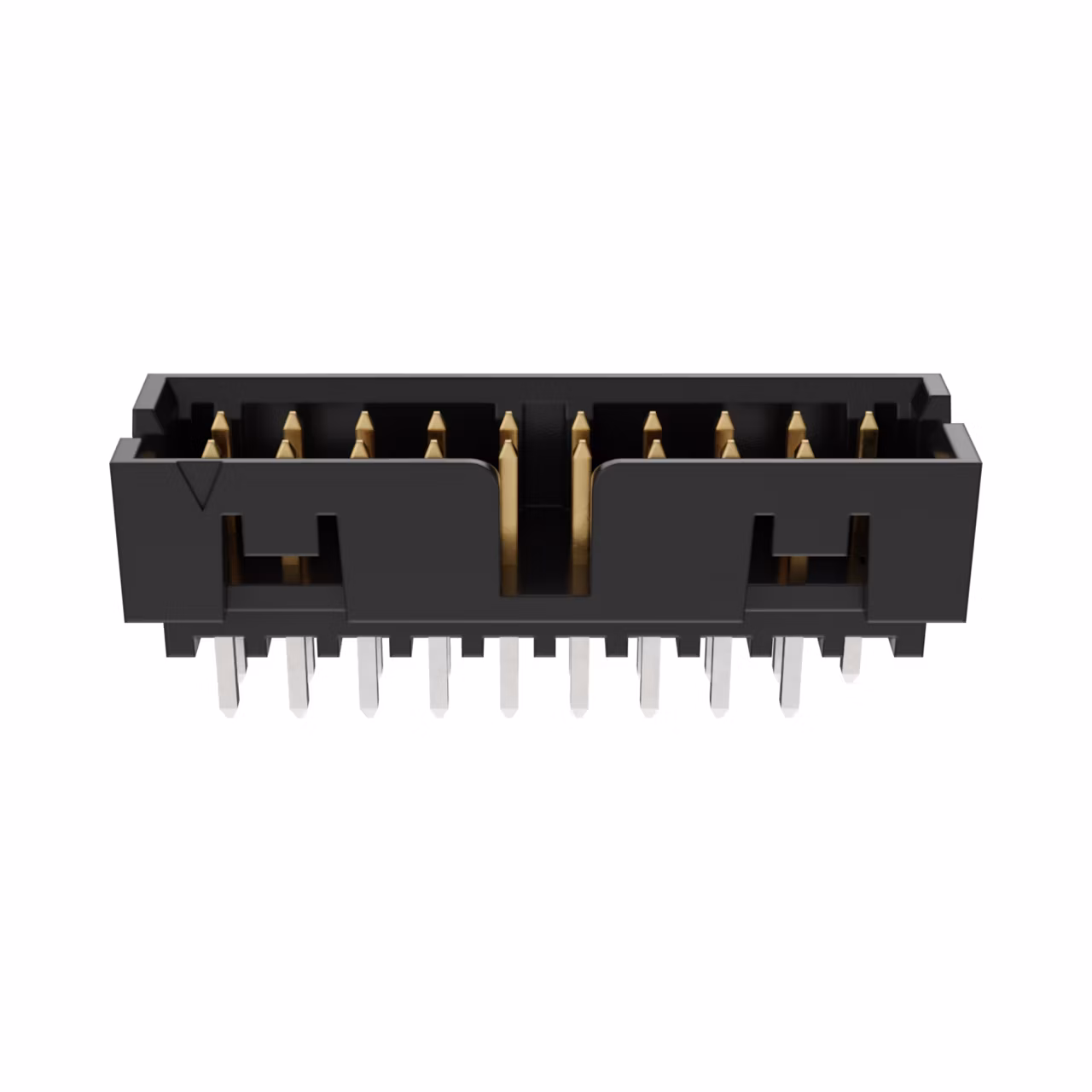2.00mm Pitch, Milli-Grid PCB Header, Dual Row, Vertical, Through Hole, Shrouded, 20 Circuits, Circuit 19 Voided, 0.38µm Gold (Au) Plating, 2.50mm Tail Length, Dual Side Slots, Dual Friction Locks, Center Polarization, Tube for sale
