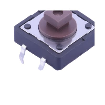 Diptronics DTS-24N-S-V Tactile Switch – 24mm Momentary Push Button Switch for PCB Electronics for sale