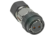 Connector for RRH Application, Plug, 48 Volt Power, 2-Pole, for Various Cables