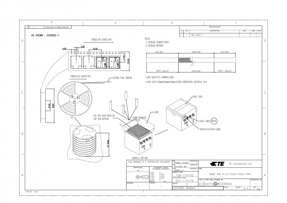 TE Connectivity 2336582-1 technical document page 2