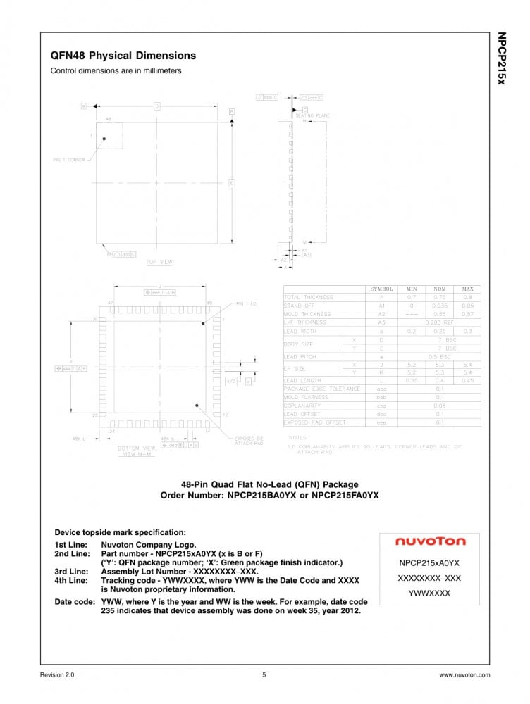 NPCP215FA0YX datasheet page 5