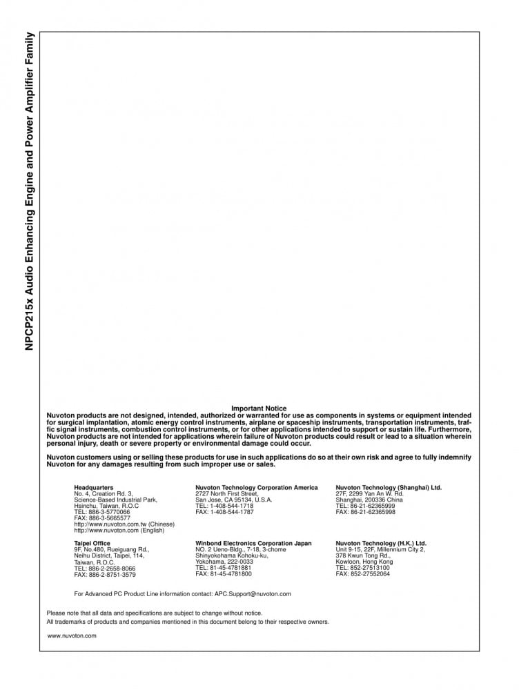 NPCP215FA0YX datasheet page 6