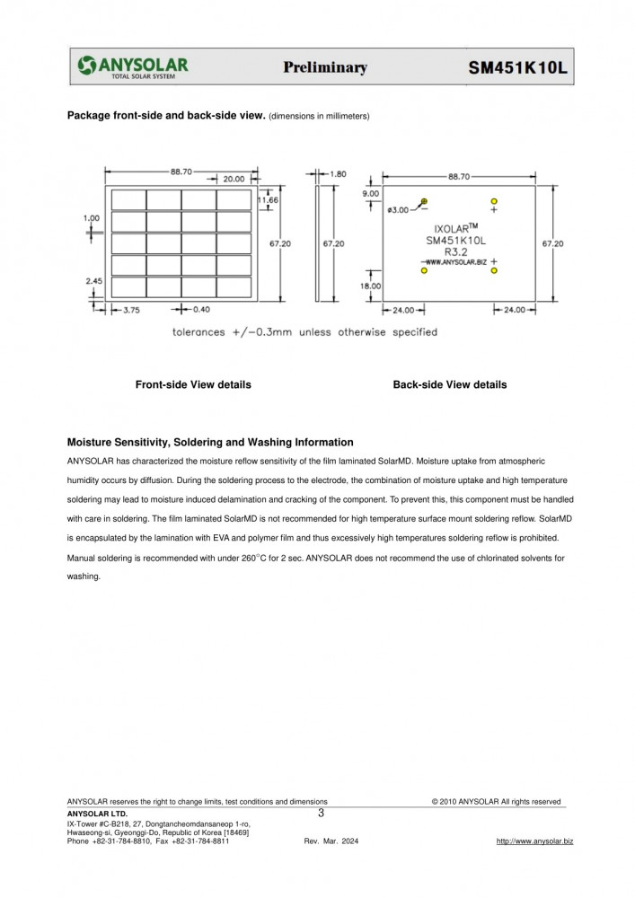 SM451K10L technical document page 3