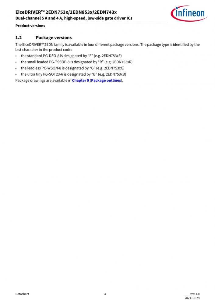 2EDN7533BXTSA1 datasheet page 4