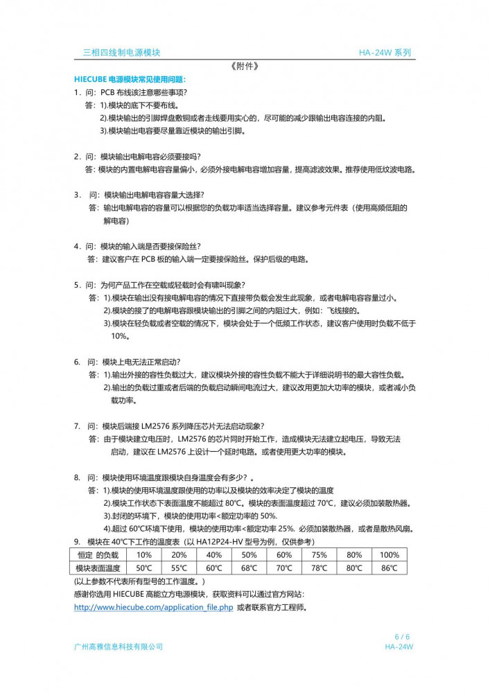 HA12P24-HV datasheet page 6