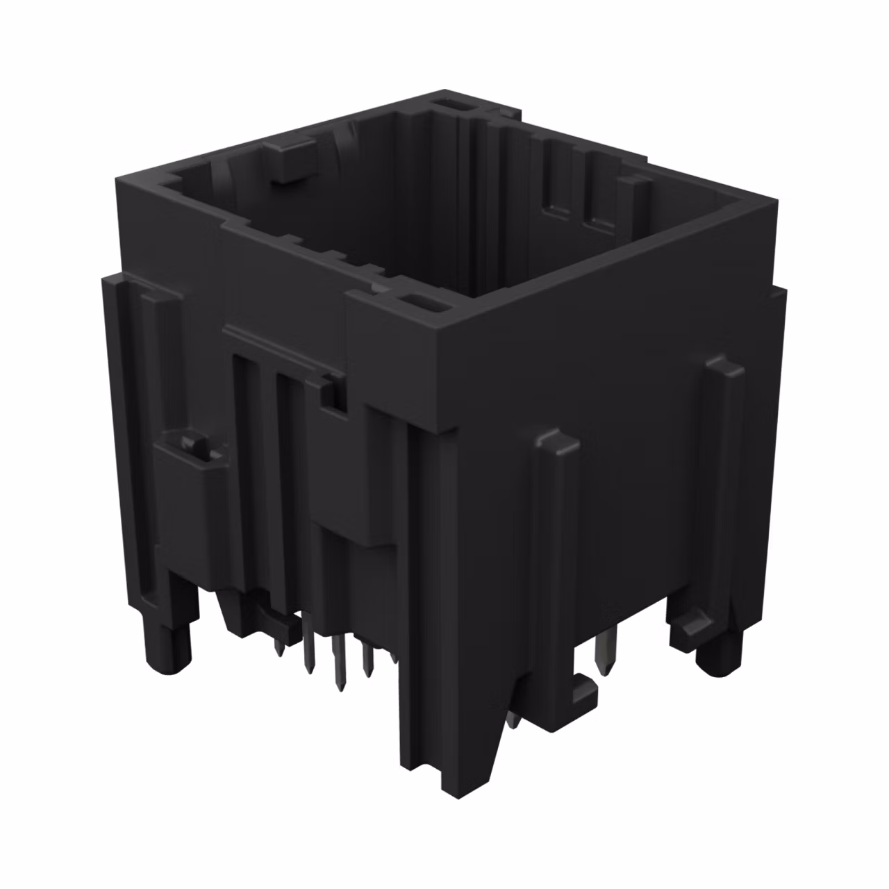 stAK50h Vertical Hybrid Header, 25 Circuits, Key 4, Dark Gray, Tube for sale