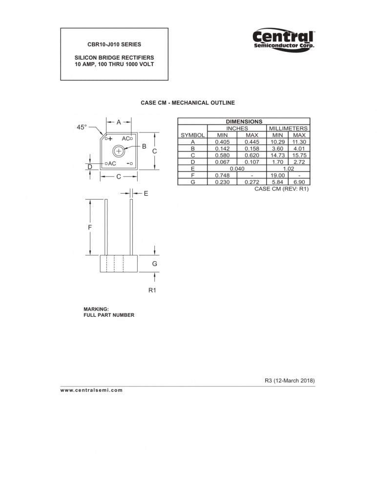 CBR10-J010 datasheet page 2