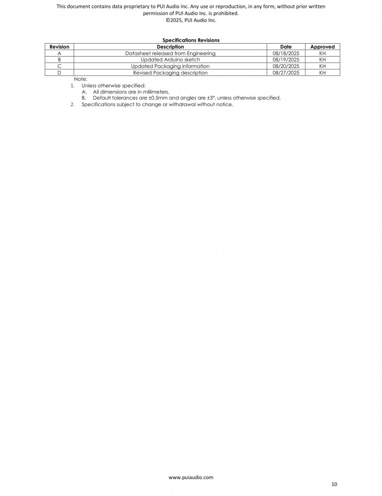 PSD0401120-EB datasheet page 10